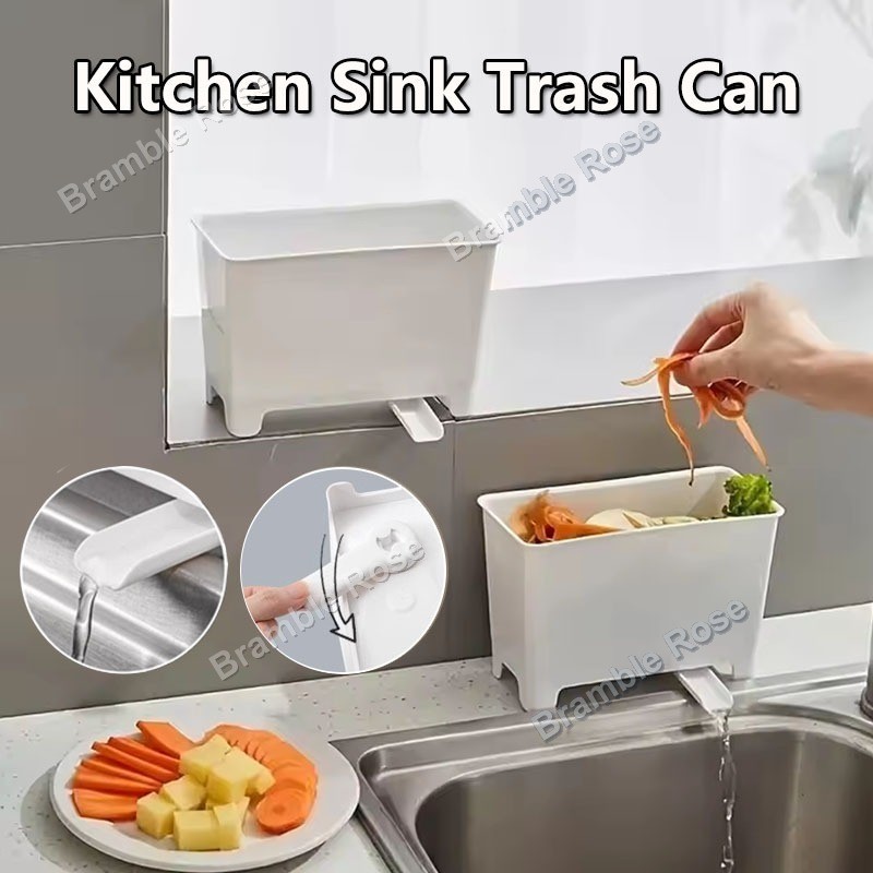 【COD】Kitchen Garbage Bin Sink Kitchen Residue Drain Bin Can Be Drained ...