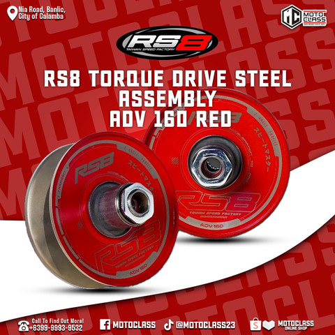 RS8 TORQUE DRIVE STEEL ASSEMBLY ADV 160 EASY INSTALL | Shopee Philippines
