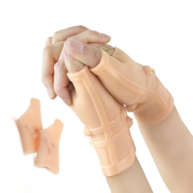 1Pcs Magnetic Silicone Gel Wrist Brace Glove Support Protect Working ...