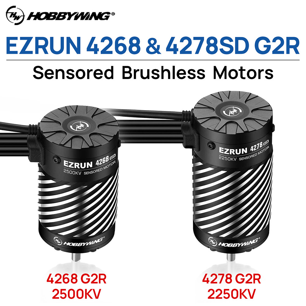 HOBBYWING RC EZRUN 4268/4278 SD G2R Sensored Brushless Motor 2250KV 2500KV lP67 Waterproof For 1 ...