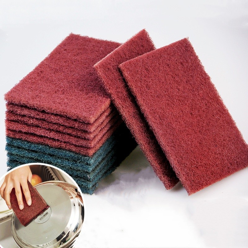 5pcs Abrasive Scouring Pad Fine/Medium/Coarse Grade Nylon Cleaning ...