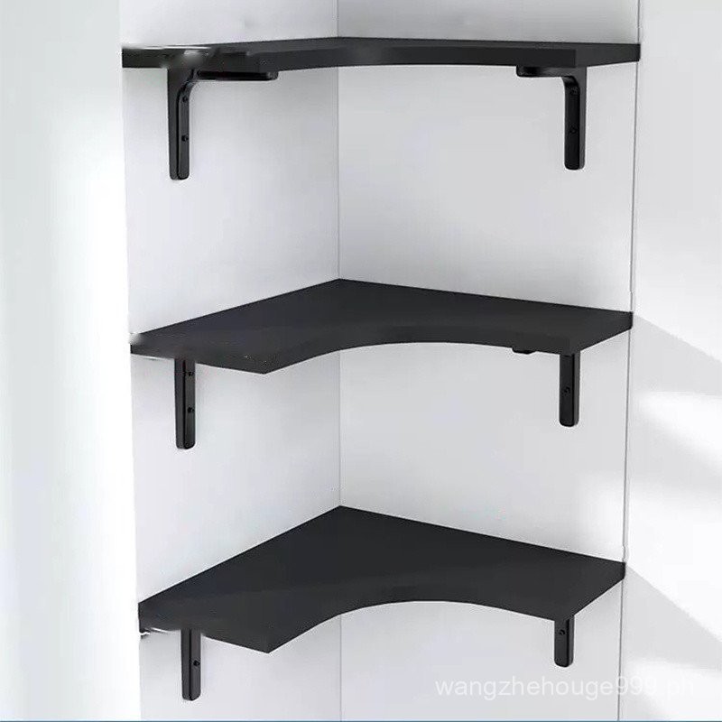 Corner Shelf Desktop Wall Bookshelf Wall Hanging Partition Living Room ...