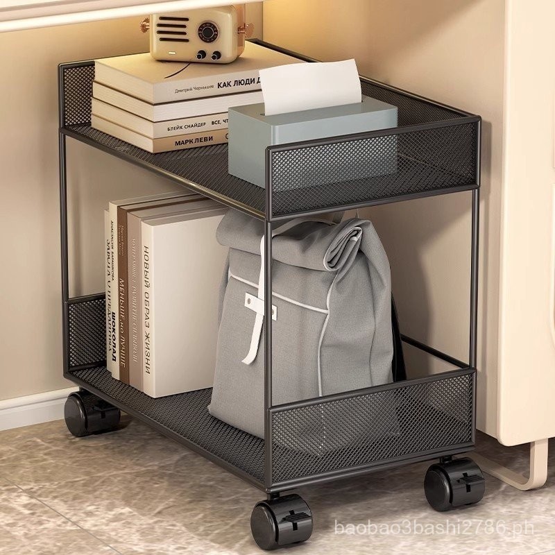 Bookshelf and Storage Shelf Household Floor Trolley Movable Storage ...