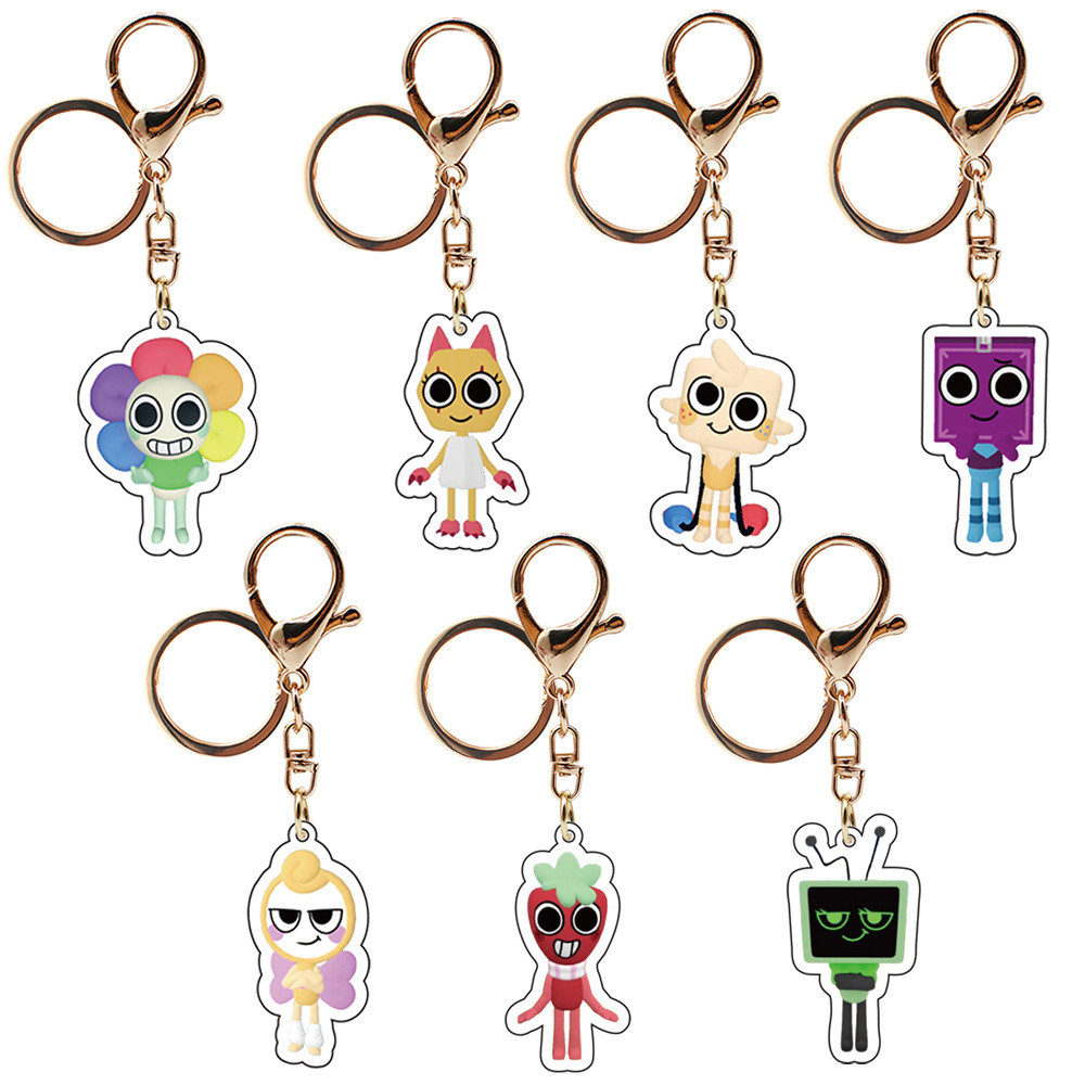 New Product Dandy's World Acrylic Keychain Pendant Cartoon Game ...