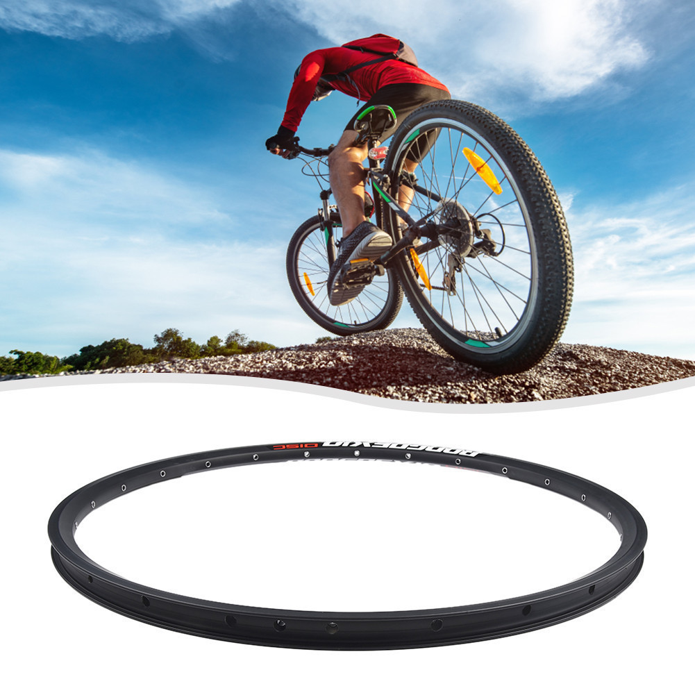 【READY STOCK 】 26 inch mountain bike wheel rim 24/28/32/36 hole double ...