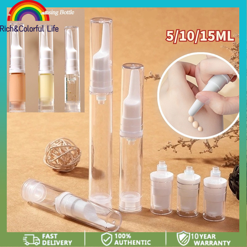 3pcs Foundation Dispenser Bottle Clear Essence Sample Duckbill ...