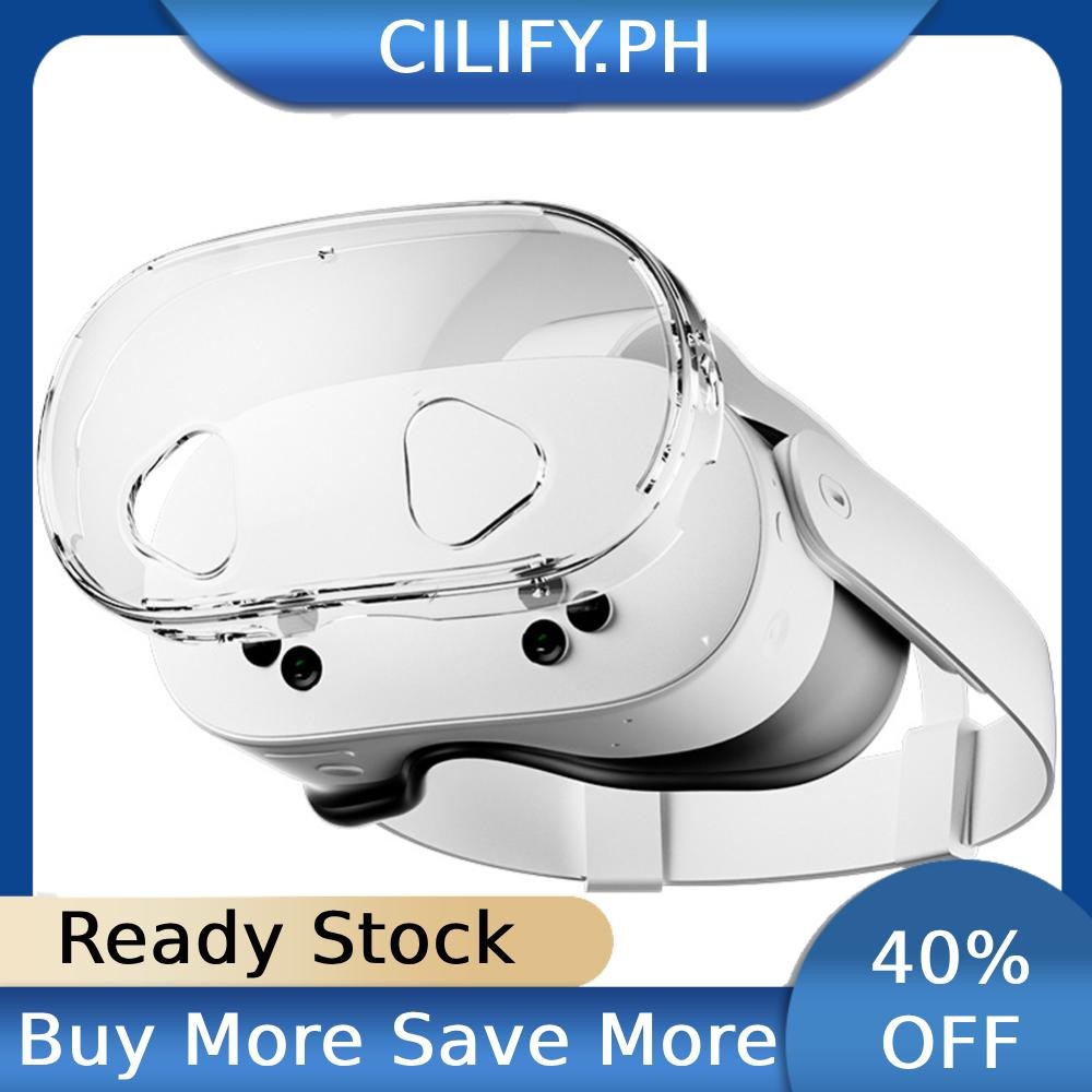 VR Shell Protective Cover PU Transparent Headset Cover for Meta Quest ...