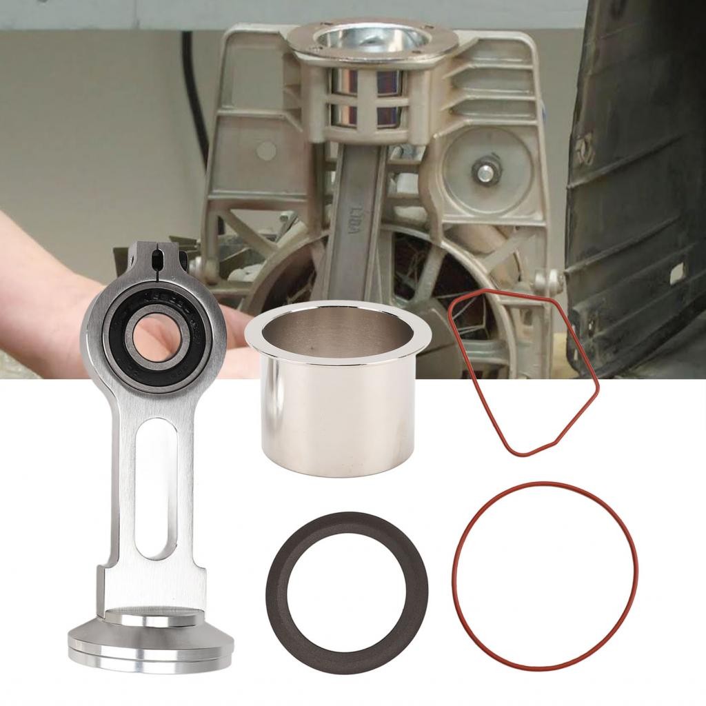 Gugushop Compressor Piston Connecting Rod Kit Impact Resistance CNC ...