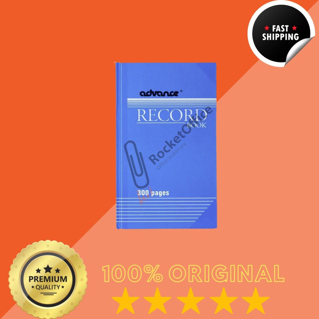 Advance Record Book Log Book Notebook 300 Pages | Shopee Philippines
