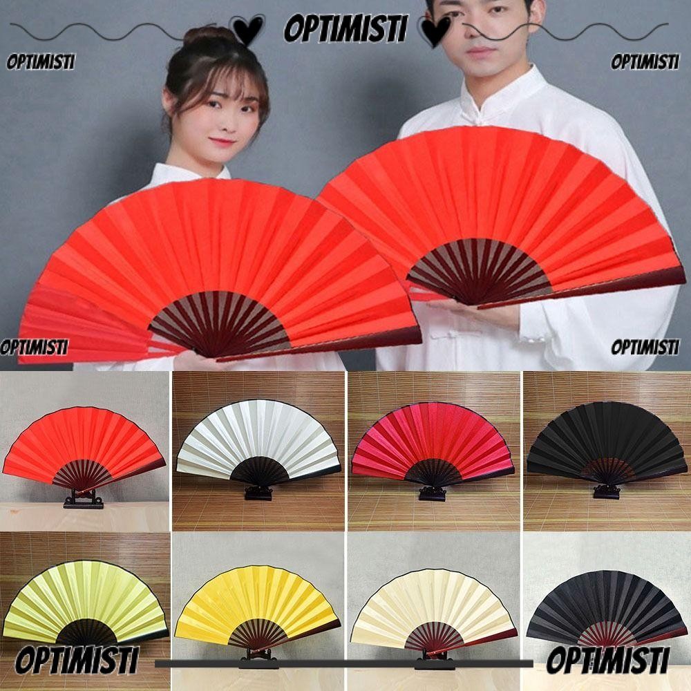 OPTIMISTI Yoga Fan Dance Performance Hand Chinoiserie Gift Chinese Tai ...
