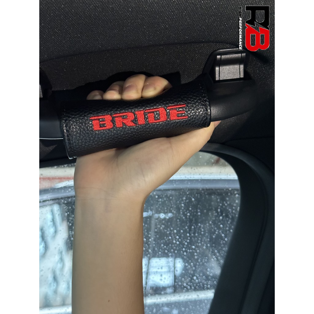 RECARO BRIDE jdm Car Roof Handle Protective Cover Armrest Handrail Pull ...