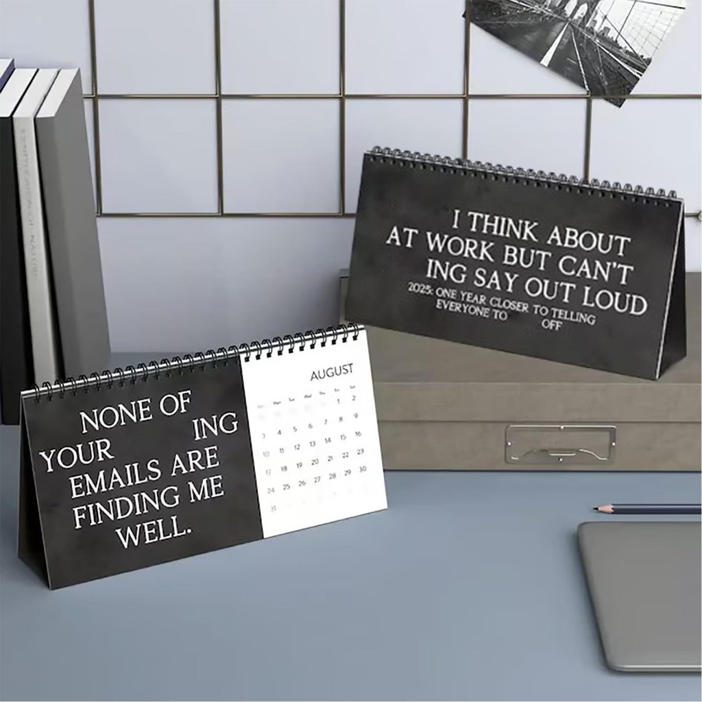 Funny Desk Calendar 2025 Daily Motivational Desk Calendar 2025 Desktop ...