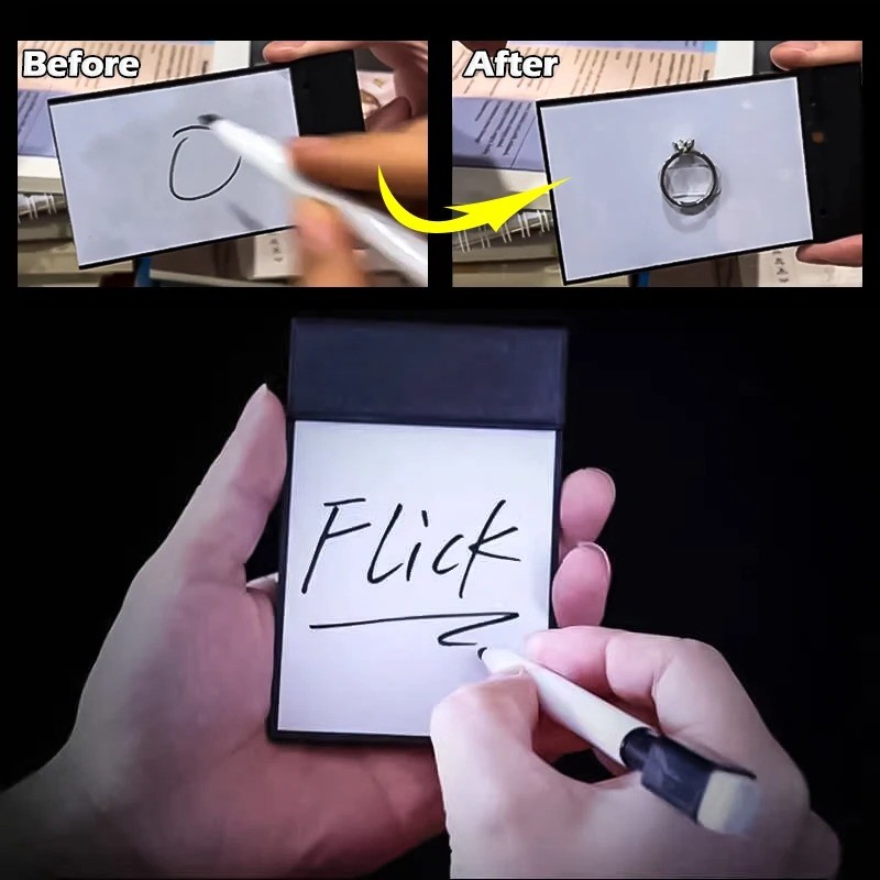 Flick Pad Changing The Ring Surprise Props Flick Board Drawing Board ...