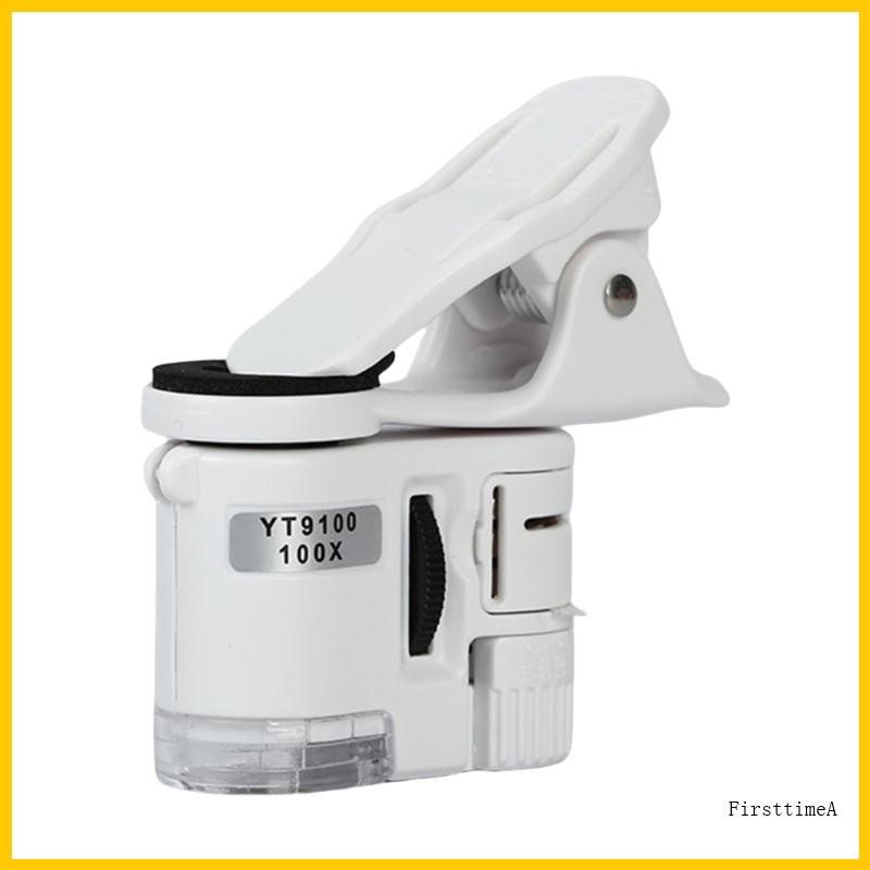 Fir Multiple Use Phone Magnifier with LED Universal Clip On Microscope ...