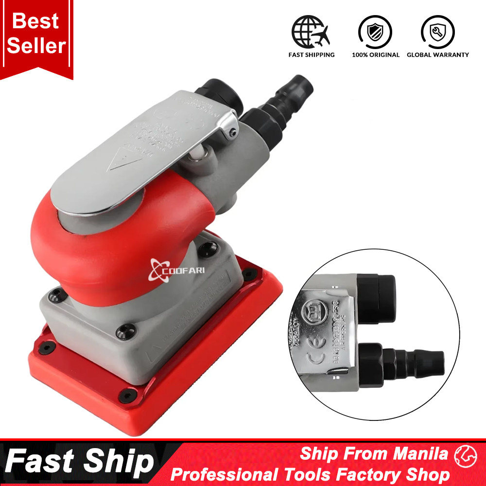 75*100mm Air Sander Pneumatic Square Grinder Polisher Car Polishing ...