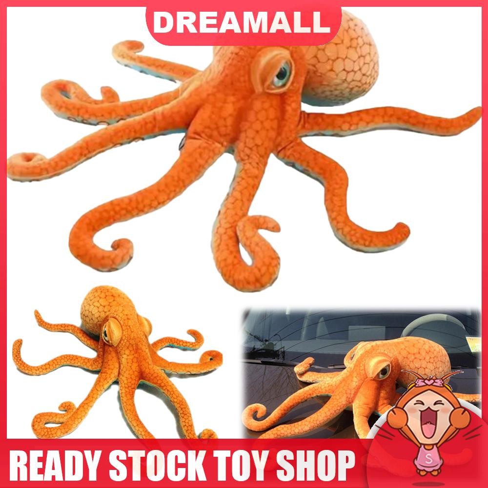 Simulation Octopus Plush Toy Kawaii Octopus Doll Lifelike Stuffed ...