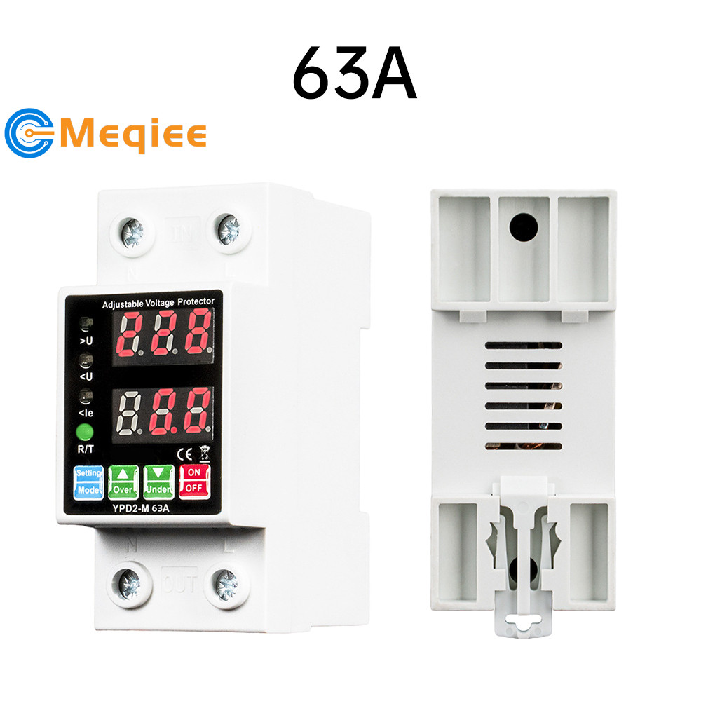 AC220V 40A/63A Self-Repeating Over-Undervoltage Overcurrent Overload ...