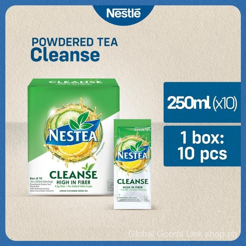 NESTEA Cleanse Lemon Cucumber Powdered Green Tea with Fiber 250ml ...
