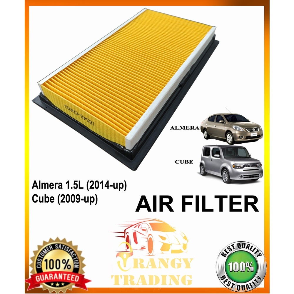 AIR FILTER for Nissan Almera 1.5L 2014 up Cube 2009 up ( 16546-ED000 ...