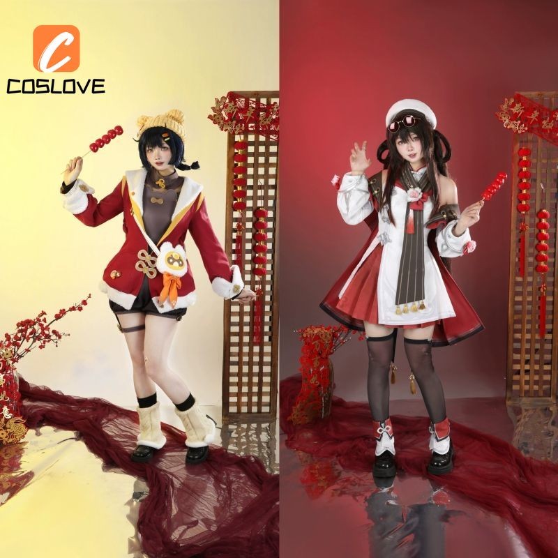 Anime Game Genshin Impact Hutao Xiangling New Skin Cosplay Clothing ...