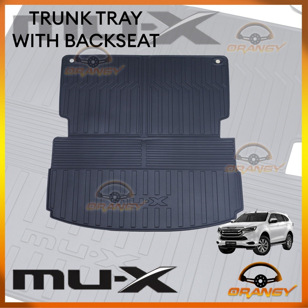 Isuzu MU-X MUX 2021 to 2025 Bendable Full Cargo Trunk Tray with Back ...