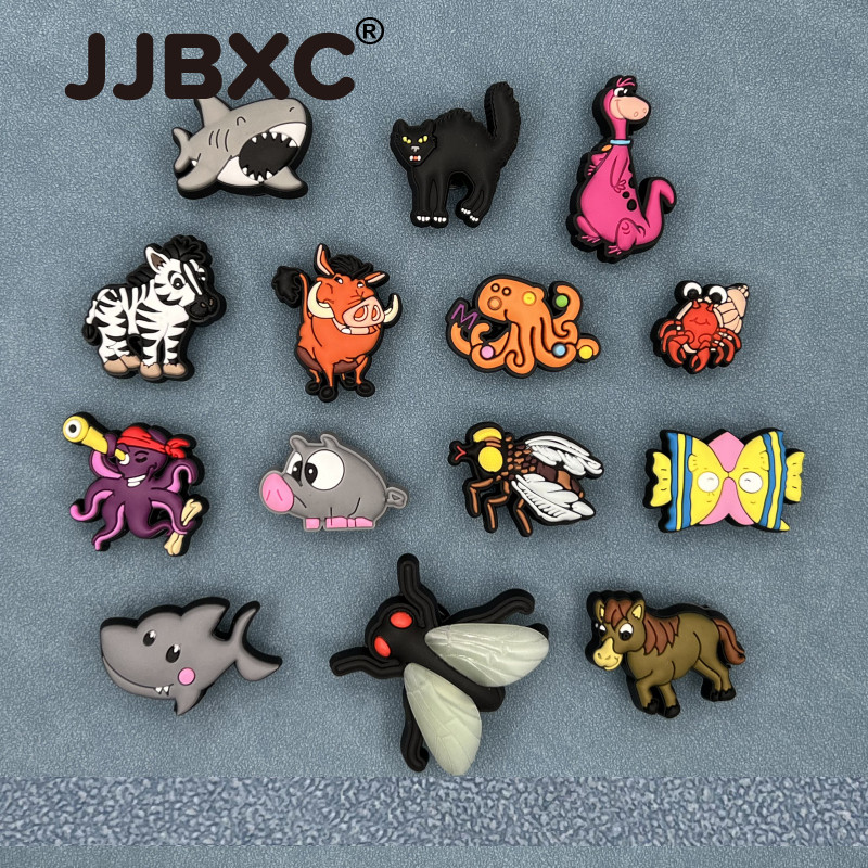 JJBXC cross charm Shoe Buckle Shoe Accessories Cartoon Three ...