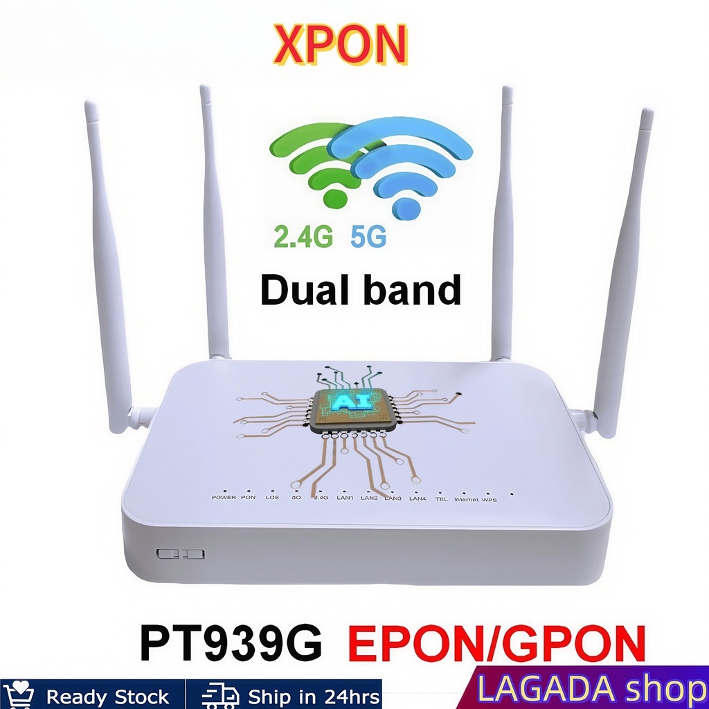 (new)Dual Band Modem PT939G HG8141A5 XPON EPON ONU ONT OLT 2.4G&5G 4GE ...