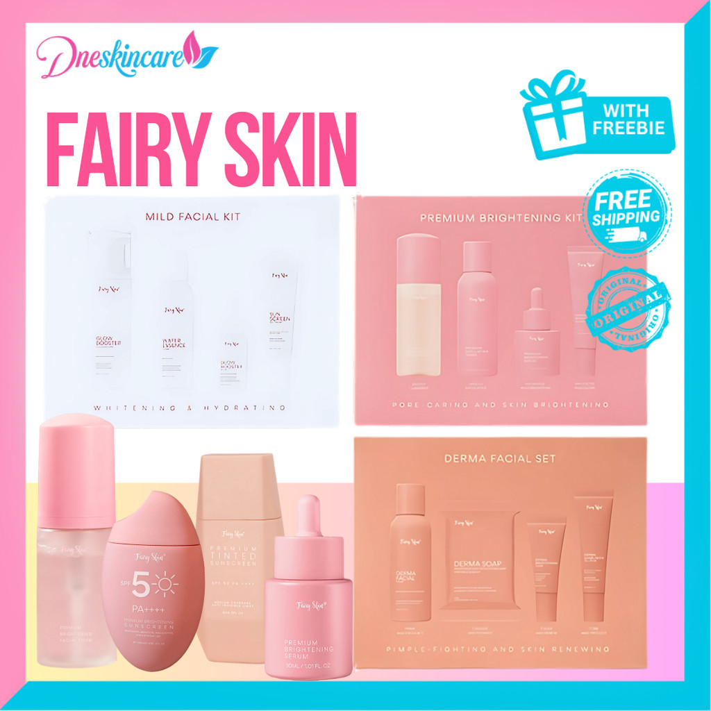 Fairy Skin Premium Brightening Dermal Mild Facial Set Clear Skin Anti ...
