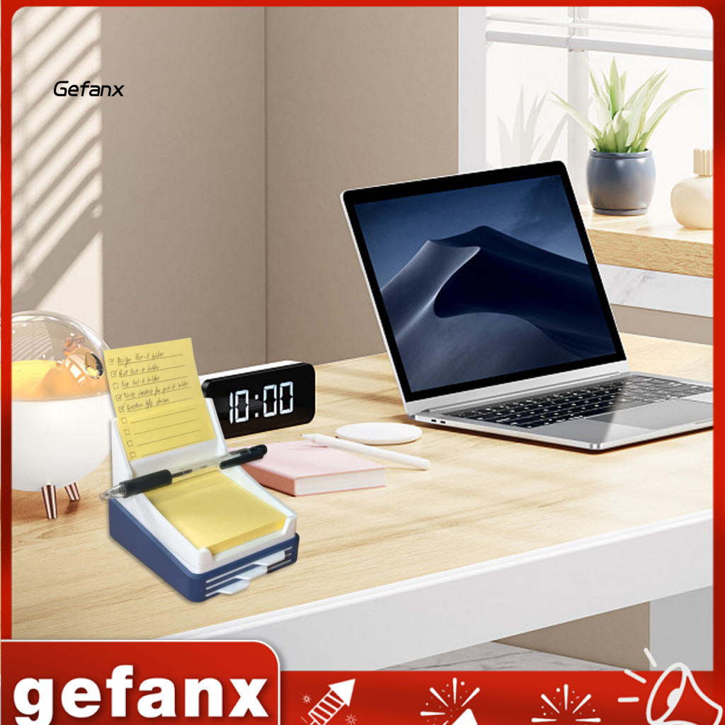 [Ge] Desktop Note Organizer Multi-functional Note Folder Sticky Note ...