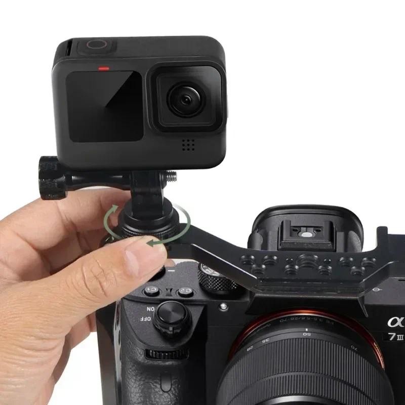 360 Swivel Cold Shoe Base Tripod Adapter Mount for GoPro 11 Action For ...