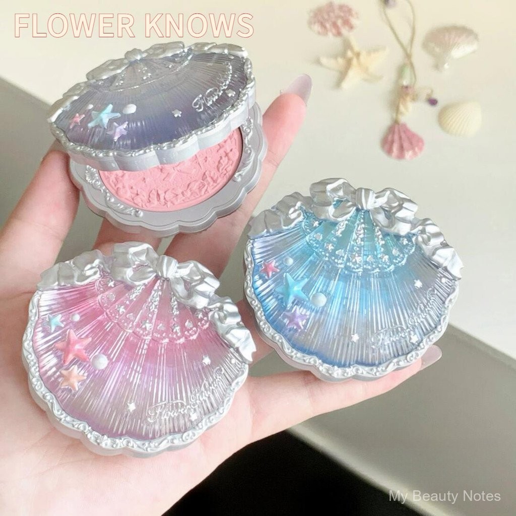 Flower Knows Shell Pearl Silk Satin Blush Embossed Matte Expansion ...