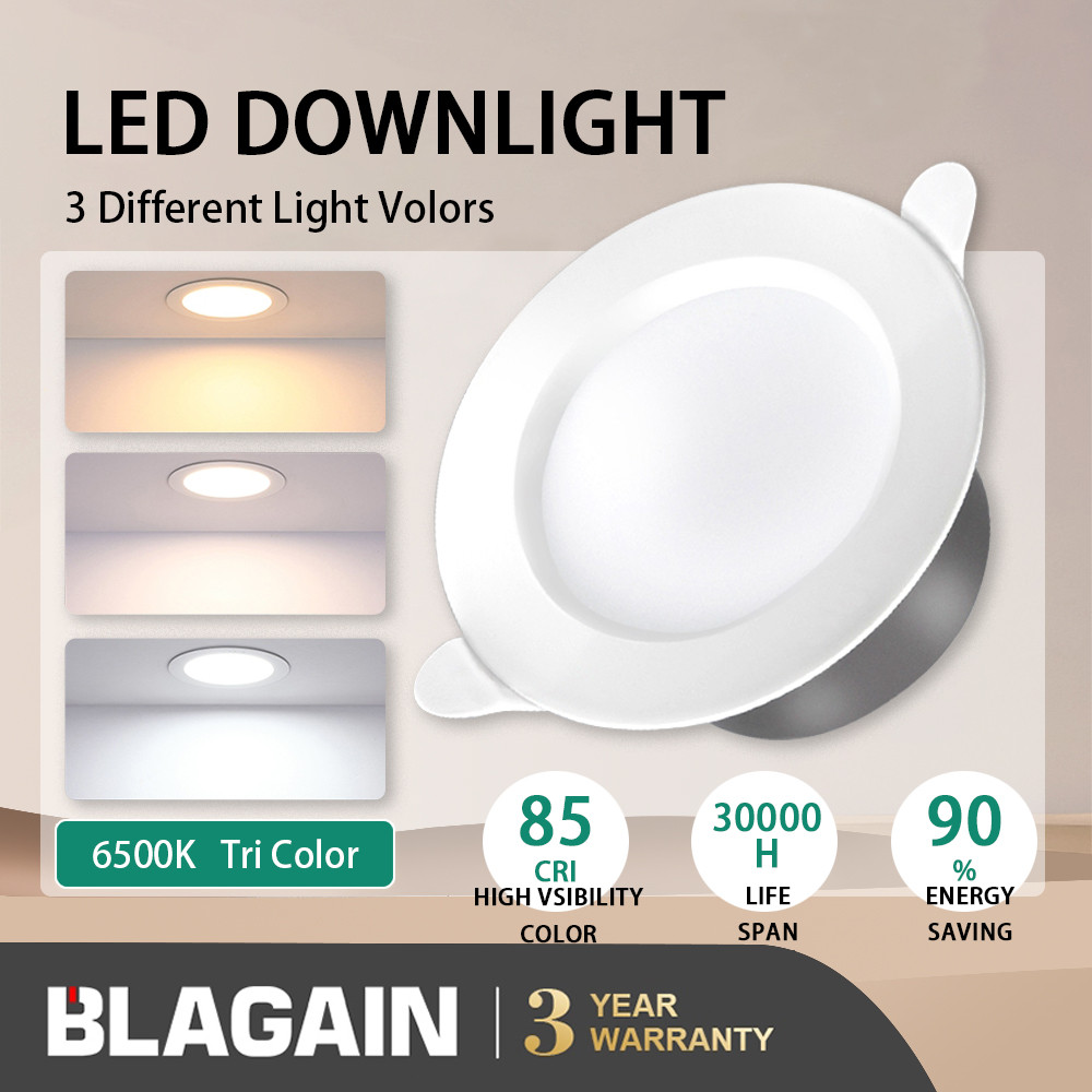 Blagain Thin LED Ceiling Light Pin Light, 3 Colors Selectable 6W 10W ...