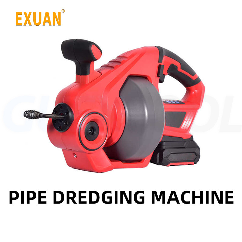 18V Pipe Dredging Machine Sewer Toilet Blockage Cleaner Toilet ...