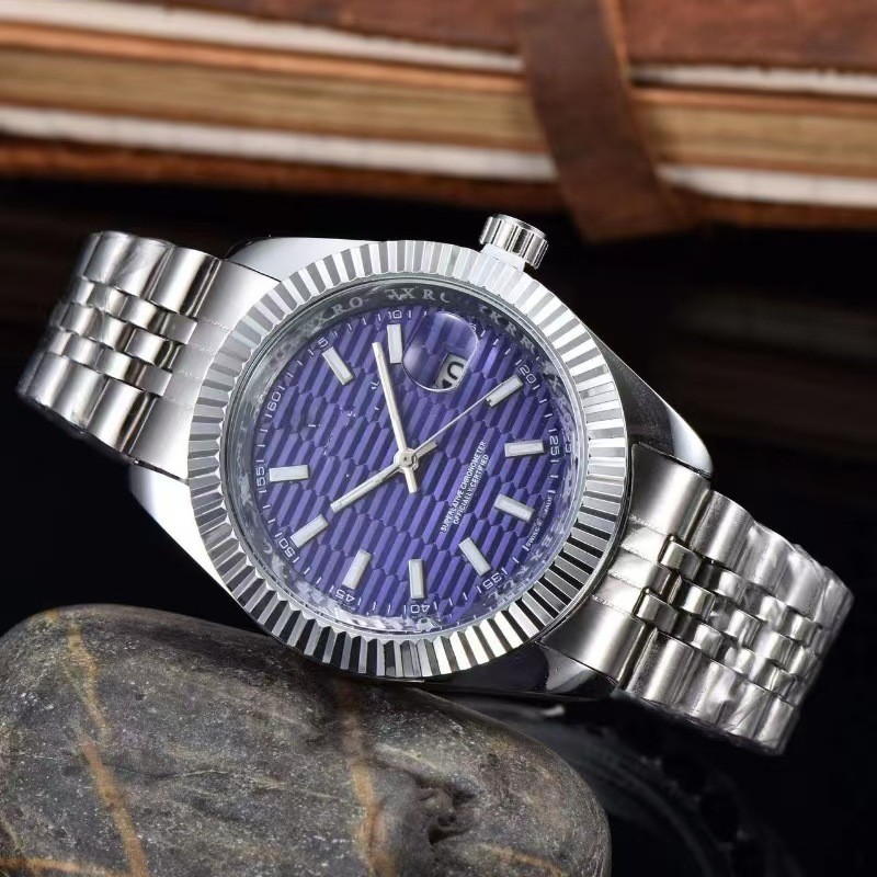 Log watch tooth ring leisure business Laojia new steel belt men's watch ...