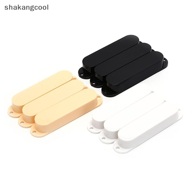 SCPH 3pcs Closed Plastic Single Coil Guitar Pickup Covers For Electric ...