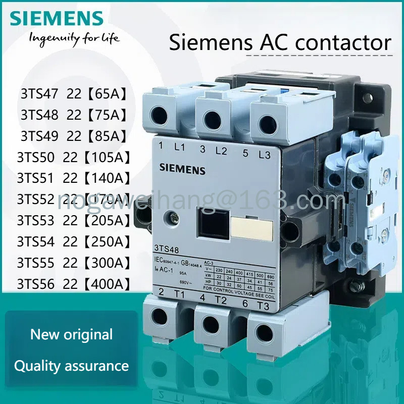 SIEMENS Ac contactor 3TS47 48 49 50 51 52 53 54 55 5622 220V 2 NO 2 NC ...