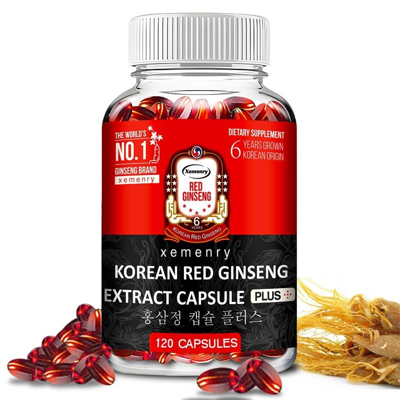 Korean Red Ginseng Extract Capsules | Full-Strength Concentrated ...