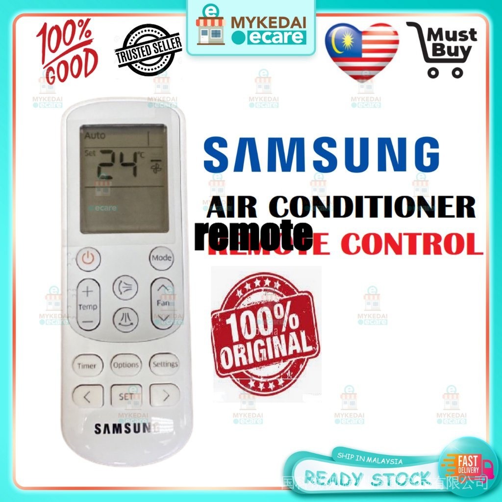Samsung air cond aircon aircond air conditioner remote control original ...