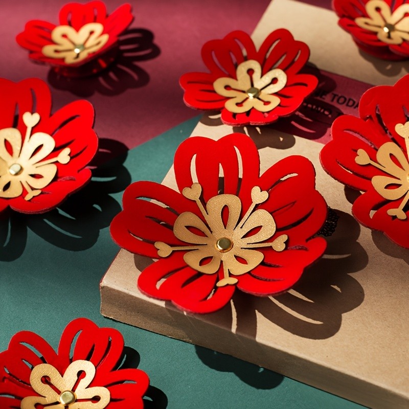 6pcs Felt Butterfly Decorations Chinese New Year Wedding Room Decor No ...