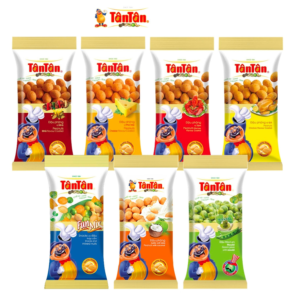 Tan Tan peanut Snack, 28g small package of all flavors | Dung Mo ...