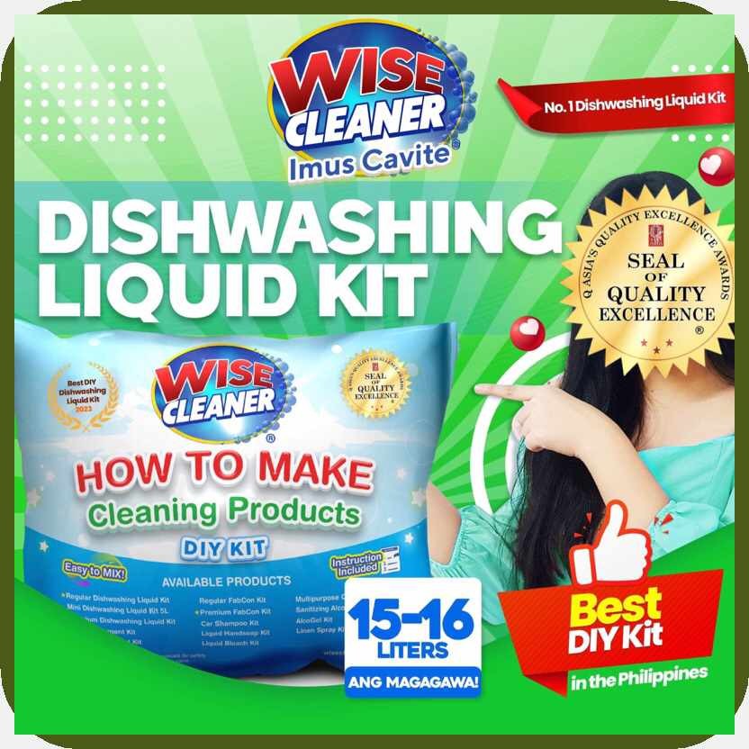WISE:Mk~CLEANER]g;DIY[X,!gK,REGULAR fs+mm+Nm+Xb+DISHWASHING LIQUID KIT ...