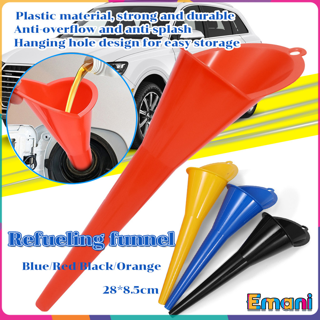 Em Car Motorcycles Refueling Longer Funnel Portable Splash-Proof Funnel ...