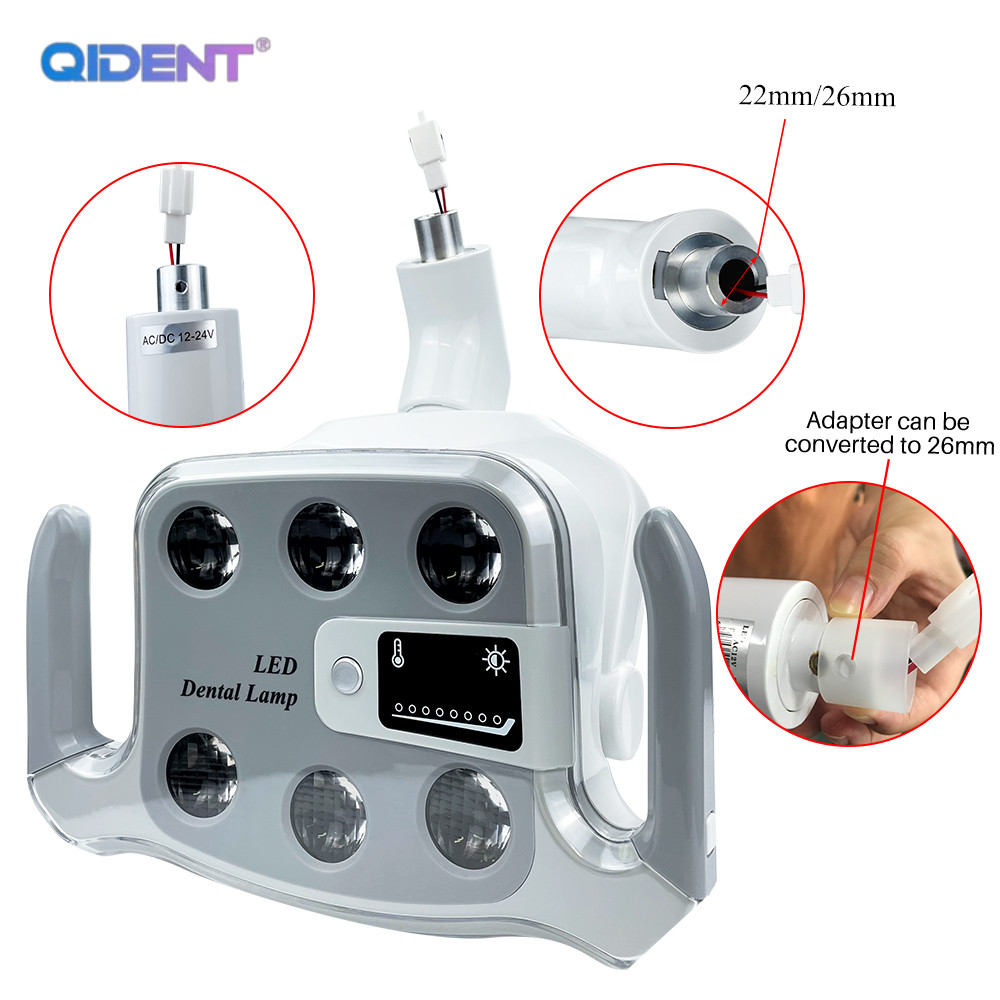 Dental LED Lamp Sensitive Light Shadowless Lamp With Induction Teeth ...