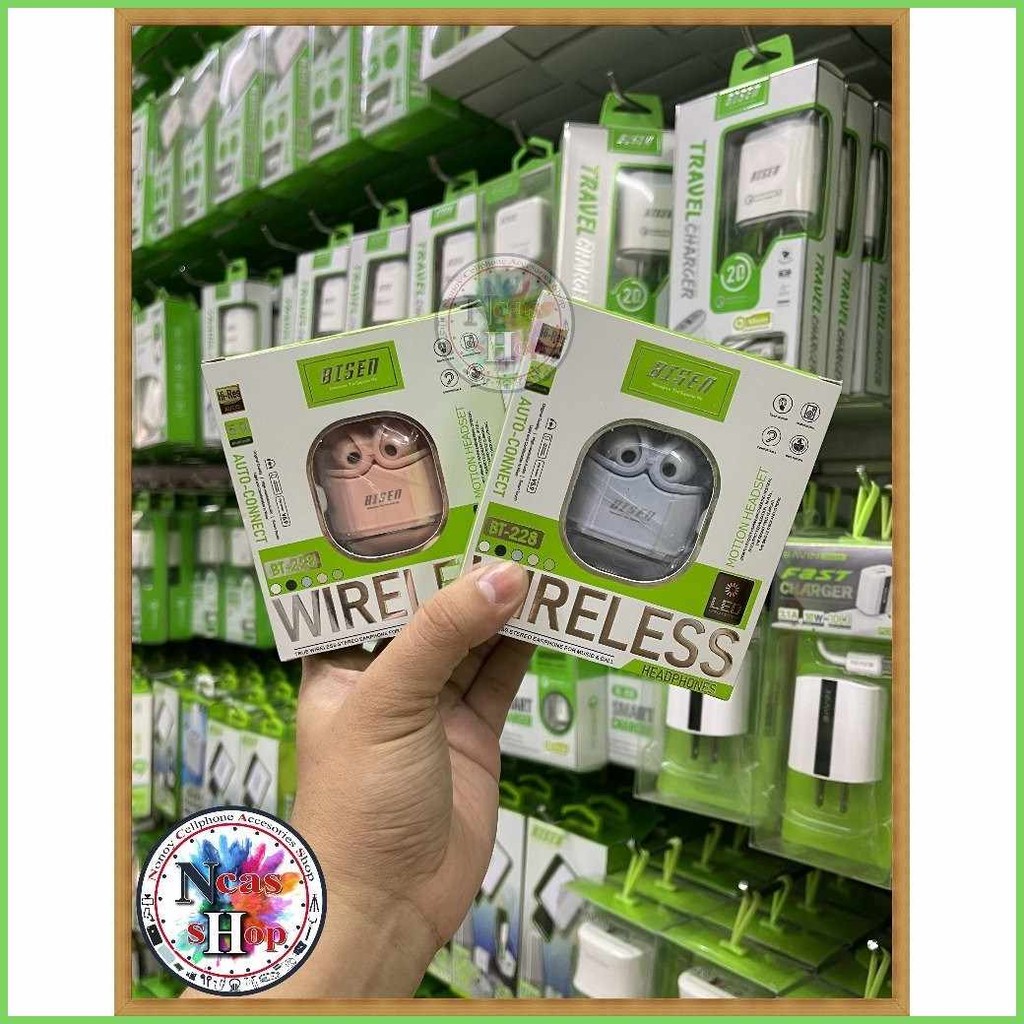 BISEN:D+it@BT-228+xL@Wireless+DB@Earbuds*K?With*Y?LED*I?Digital*n ...