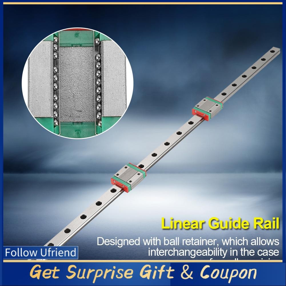 Ufriend 500mm MGN12 Linear Rail Guide 12mm Width 2x MGN12B Slide Blocks | Shopee Philippines