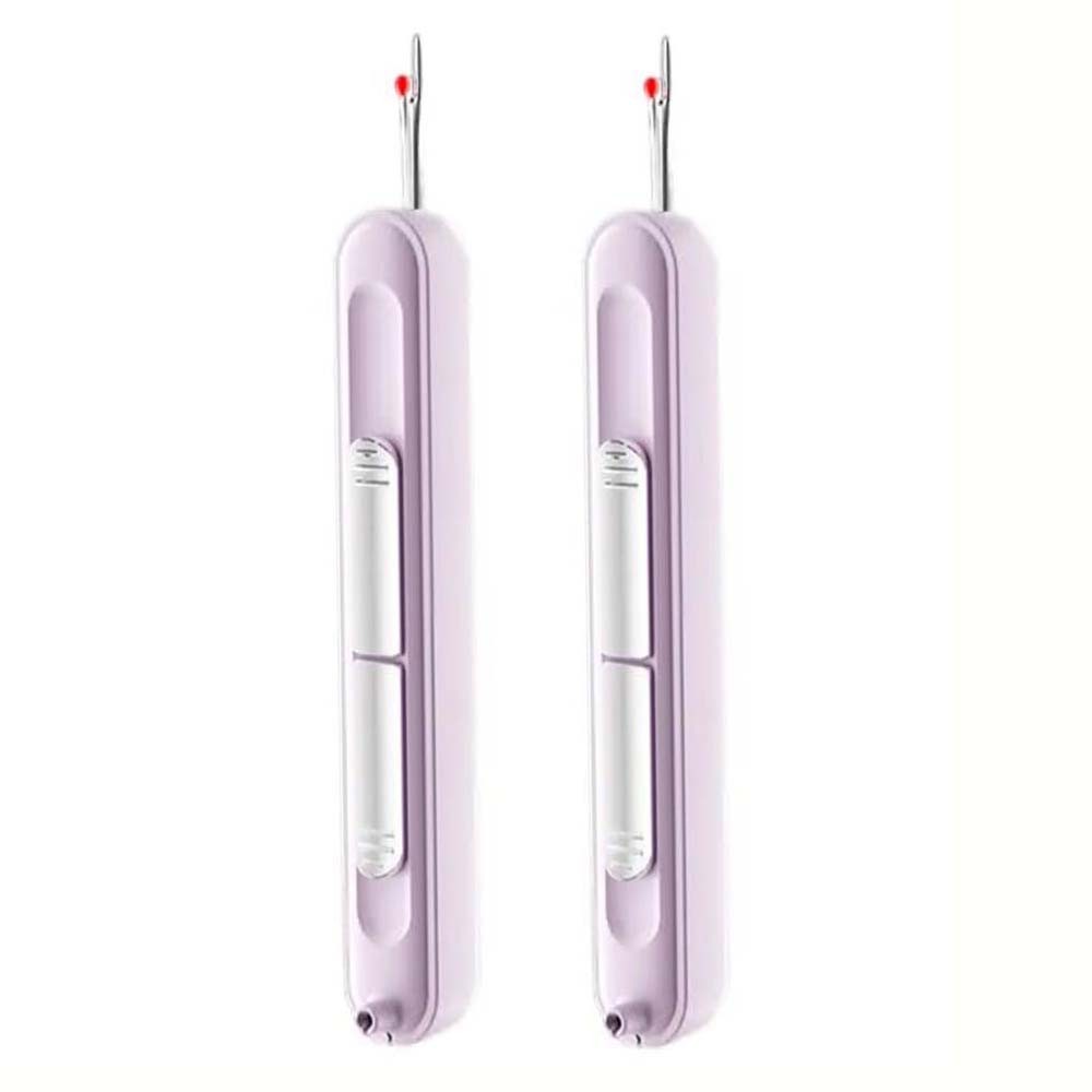 2Pcs 2 in 1 Needle Threader and Seam Ripper Plug-in Needle Threader ...