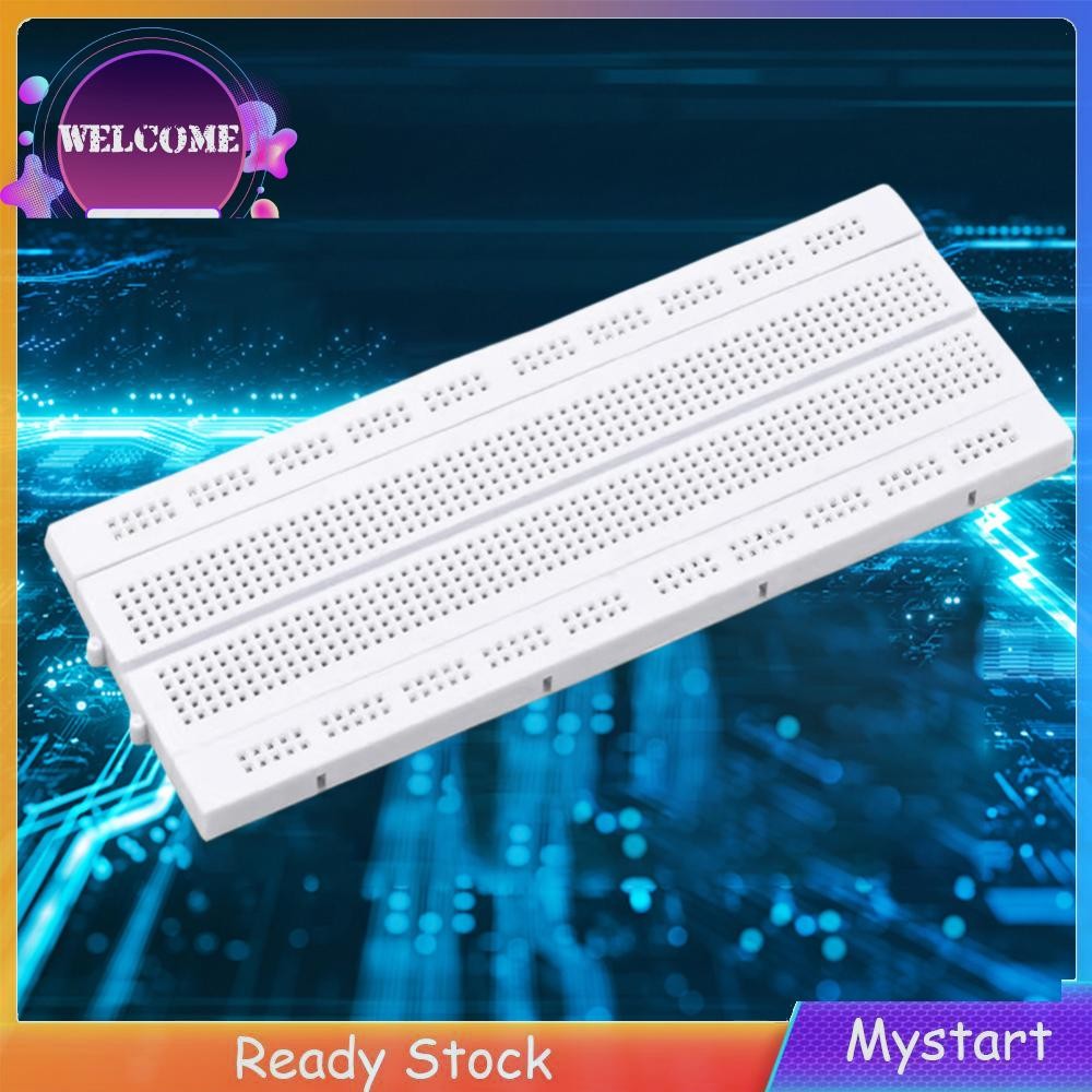 Breadboard 840 Point Solderless PCB Bread Board Reusable Test Bread ...