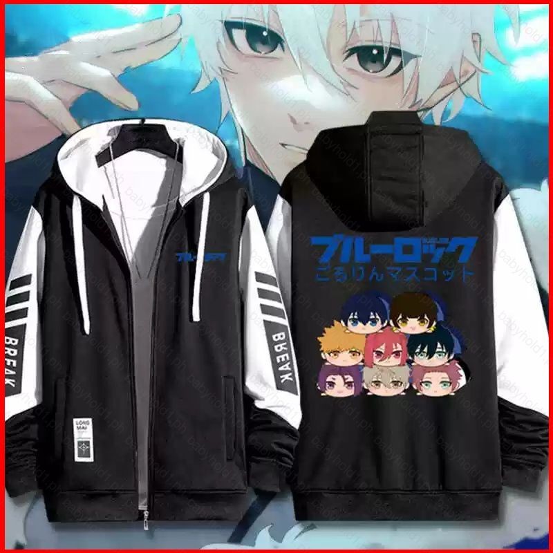 YB BLUE LOCK Isagi Yoichi Nagi Seishiro coat zipper Hoodie jacket ...