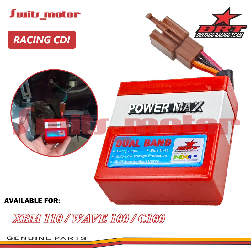 CDI Unit Racing (Dual Band) XRM110/ Wave 100/C100 (5 Pins) | Shopee ...