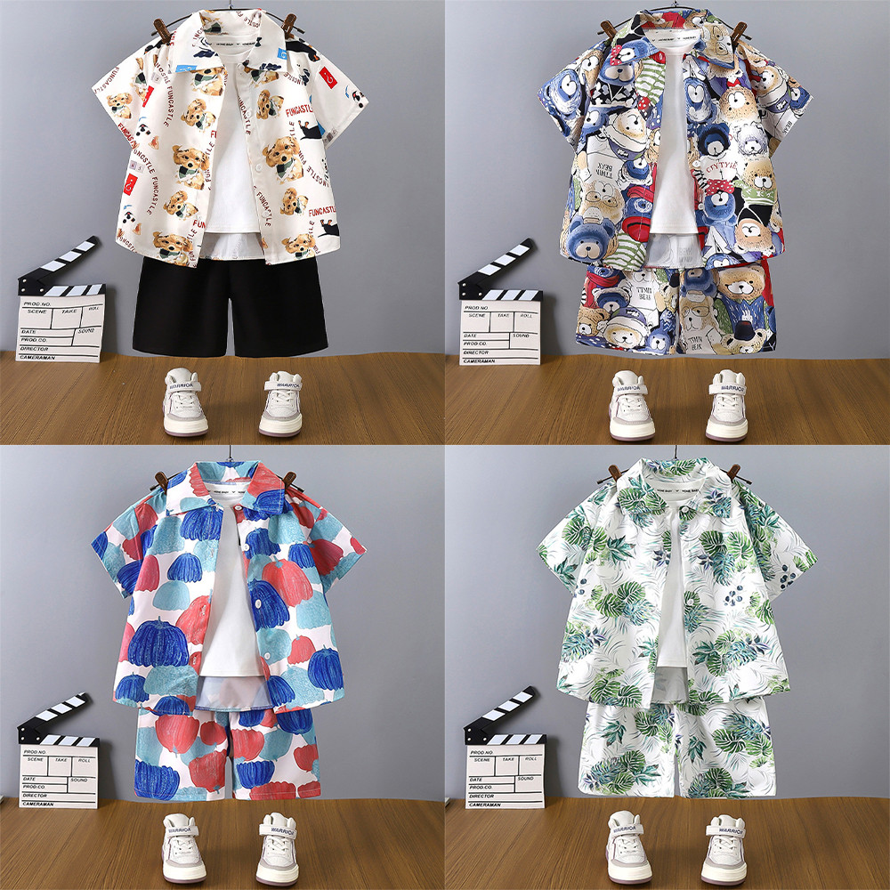 2025 Kids Terno Set | Summer Short Sleeve & Shorts | Unisex Presko HK ...